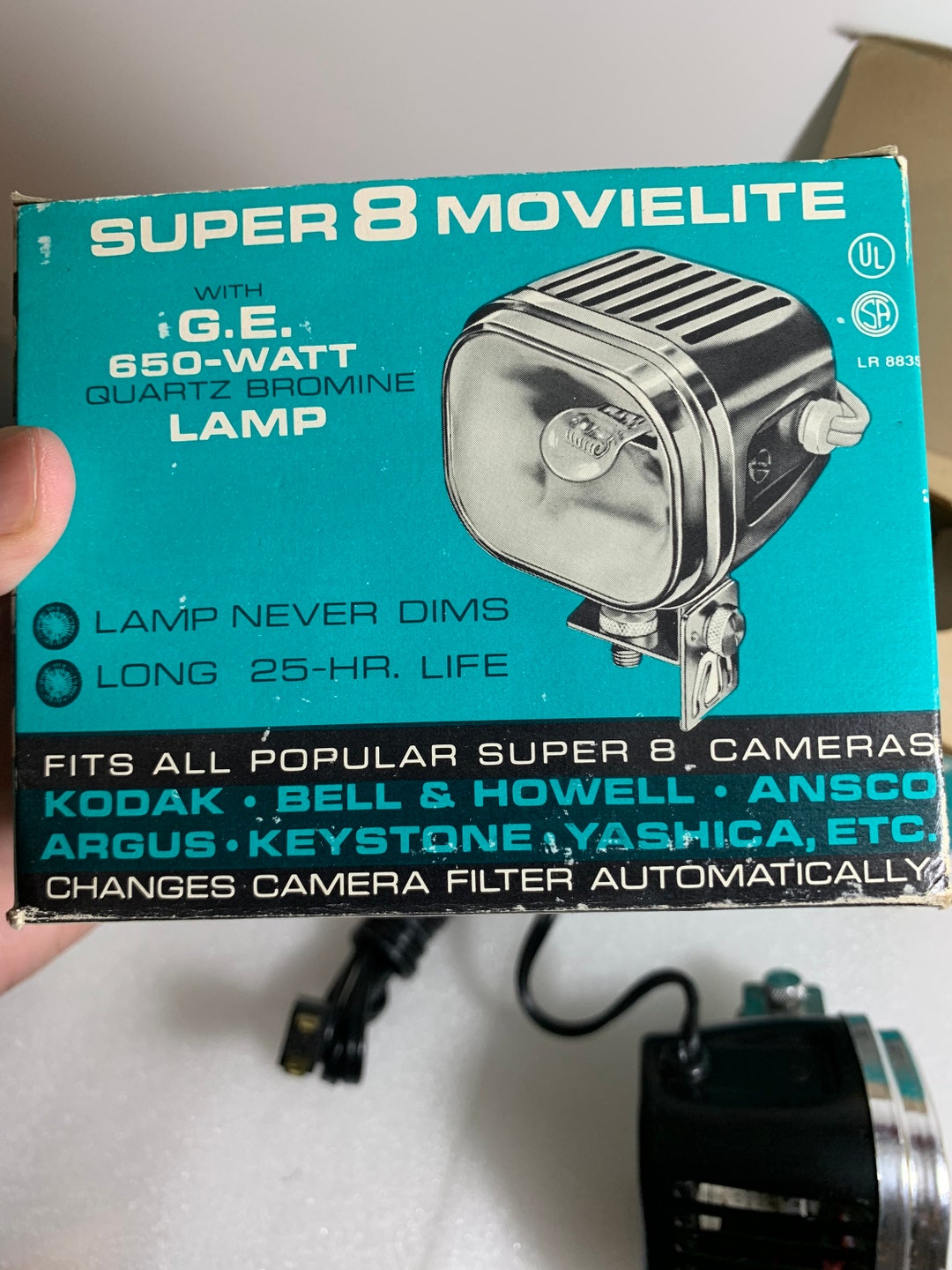 Cameralite Super 8 Movielite 650 Watt Late Modern Hollywood Style ...