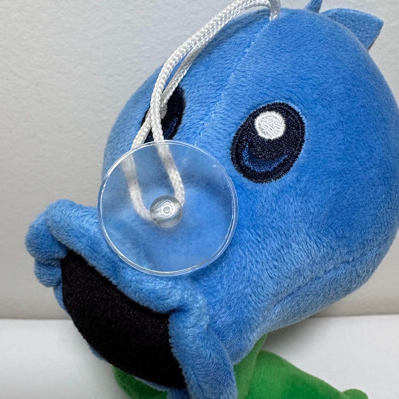 Plants Vs. Zombies Snow Pea Plush – Ice Peashooter Stuffed Toy – Blue ...