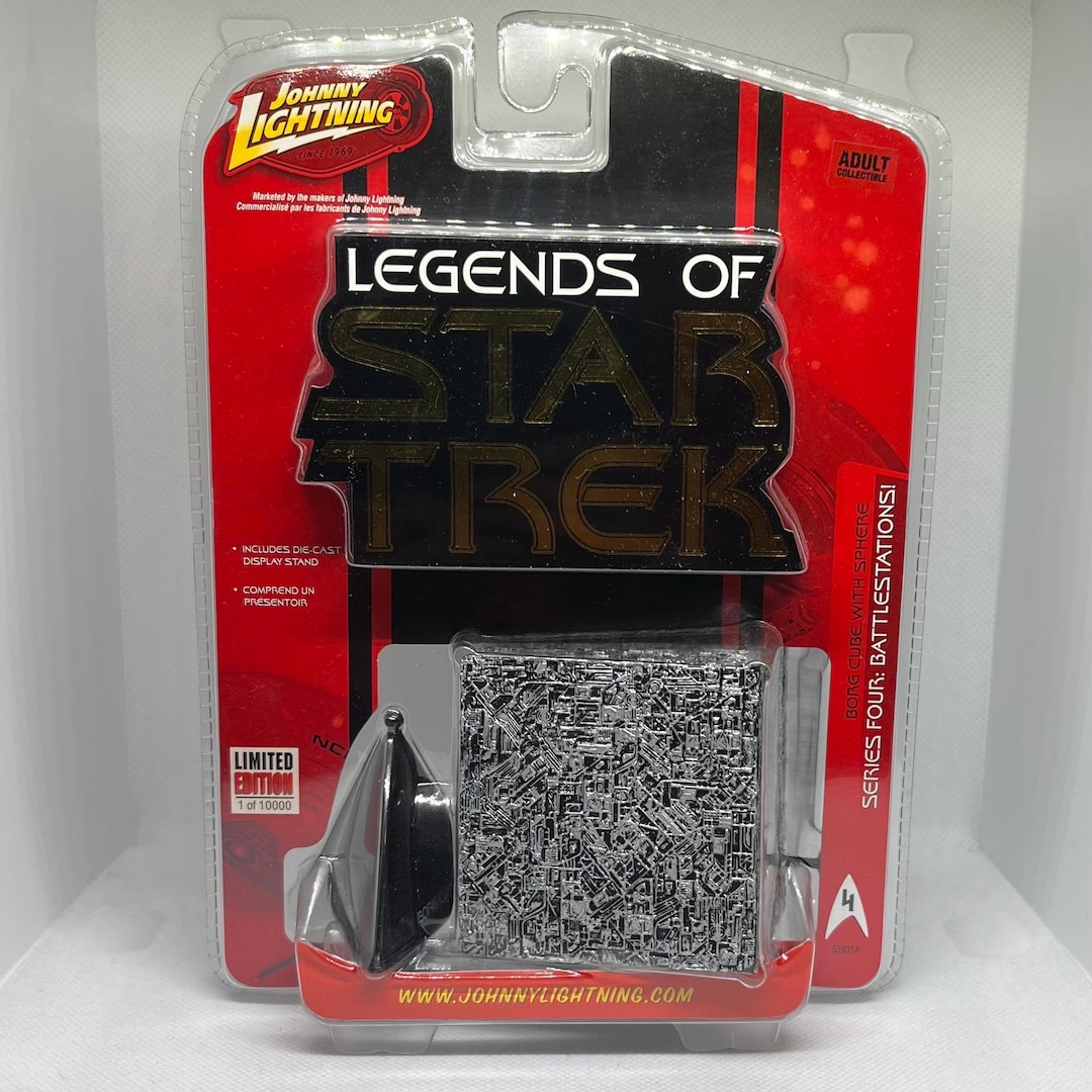 Johnny Lightning Legends of Star Trek Borg Cube With Sphere Series 4 ...