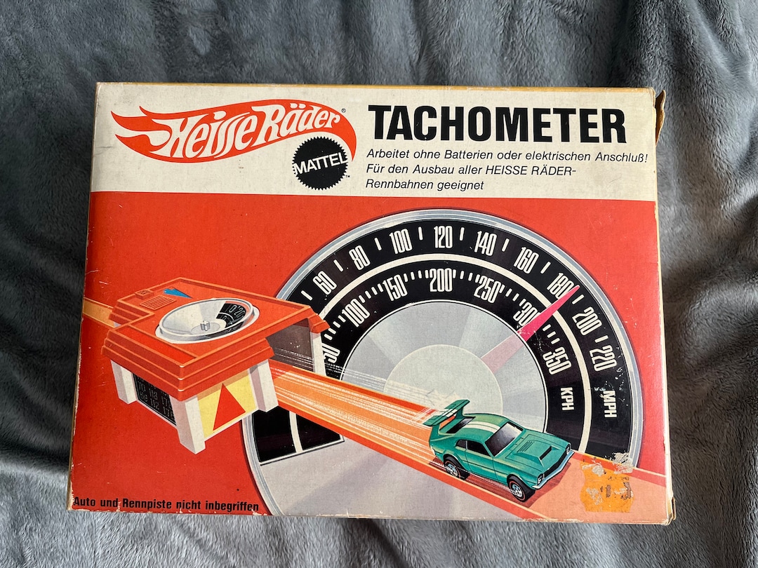 Vintage 1969 Hot Wheels Redline Speedometer From Germany (tachometer ...