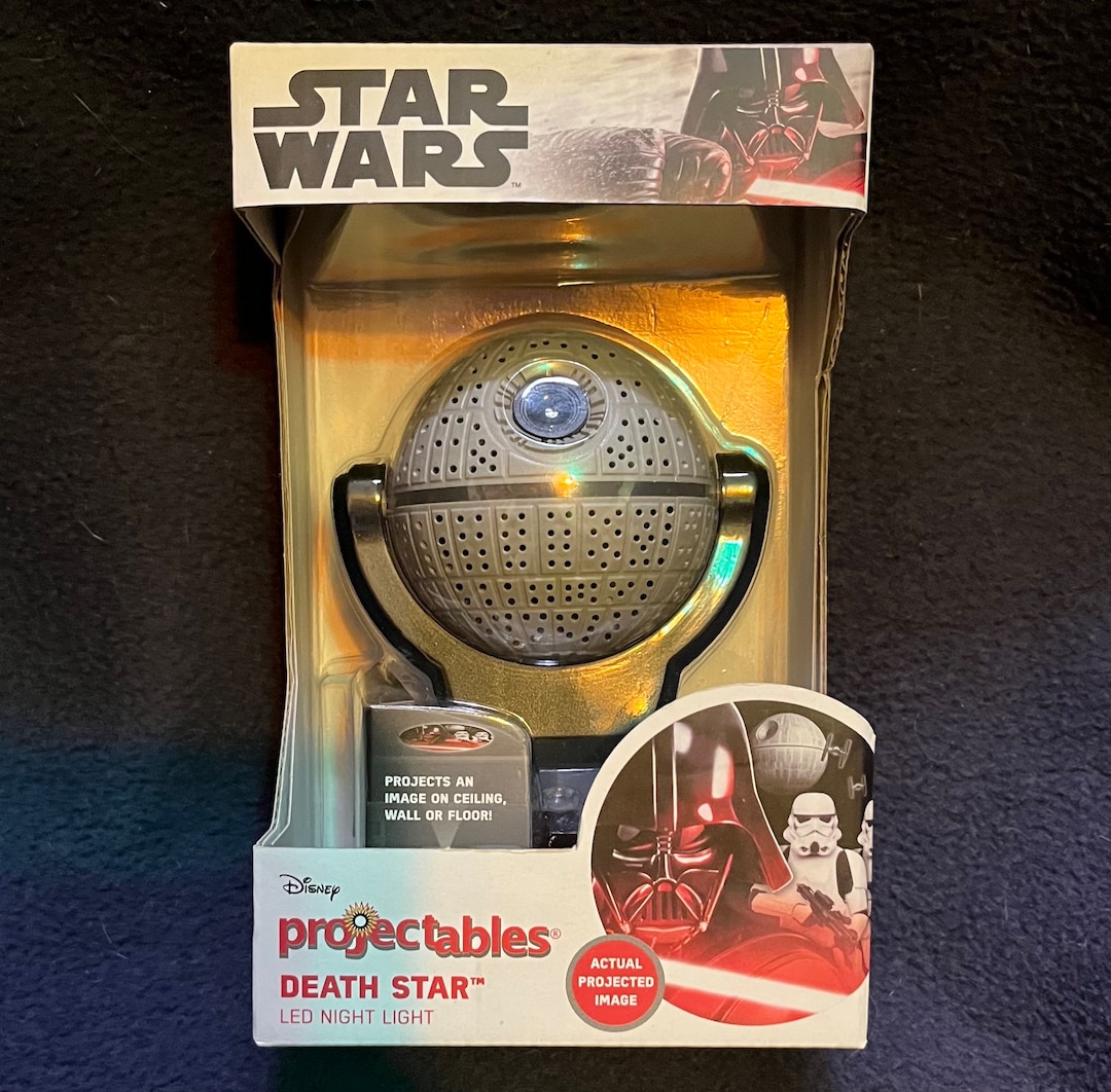 Star Wars Death Star LED Night Light by Disney Projectables - Etsy