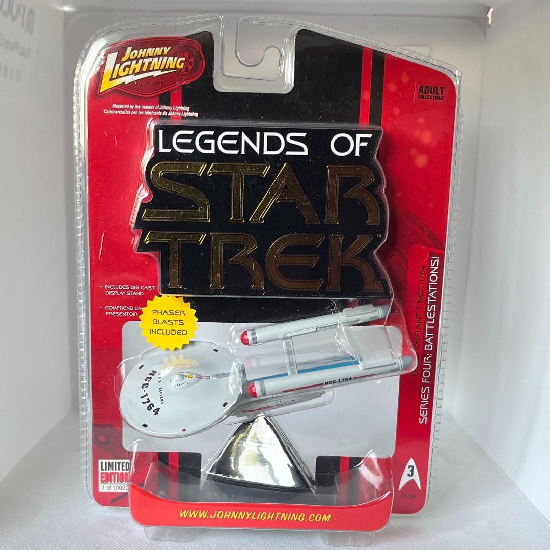 Johnny Lightning Legends of Star Trek USS Defiant NCC-1764 Diecast ...