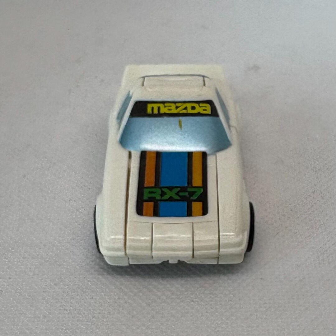 Mighty-man Esso Robot Racer Mazda RX-7 Robo Change Transformer Car From ...