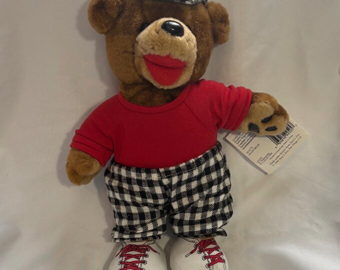 Hugo Bear “loves Fishing” Vintage Plush Stuffed Animal Toy From Suzy’s ...