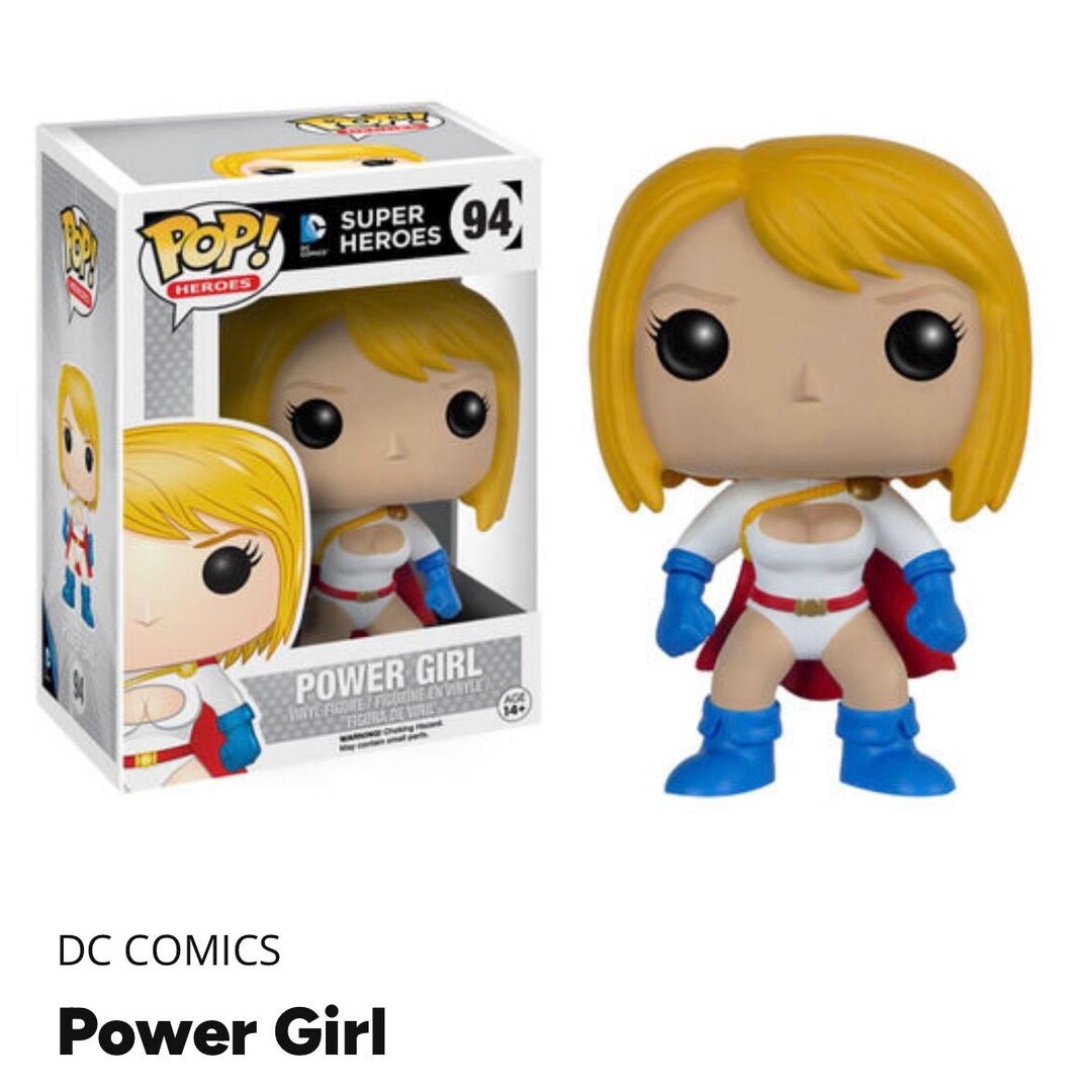 Power Girl Funko Pop Vinyl Action Figure From DC Comics #94 - Etsy