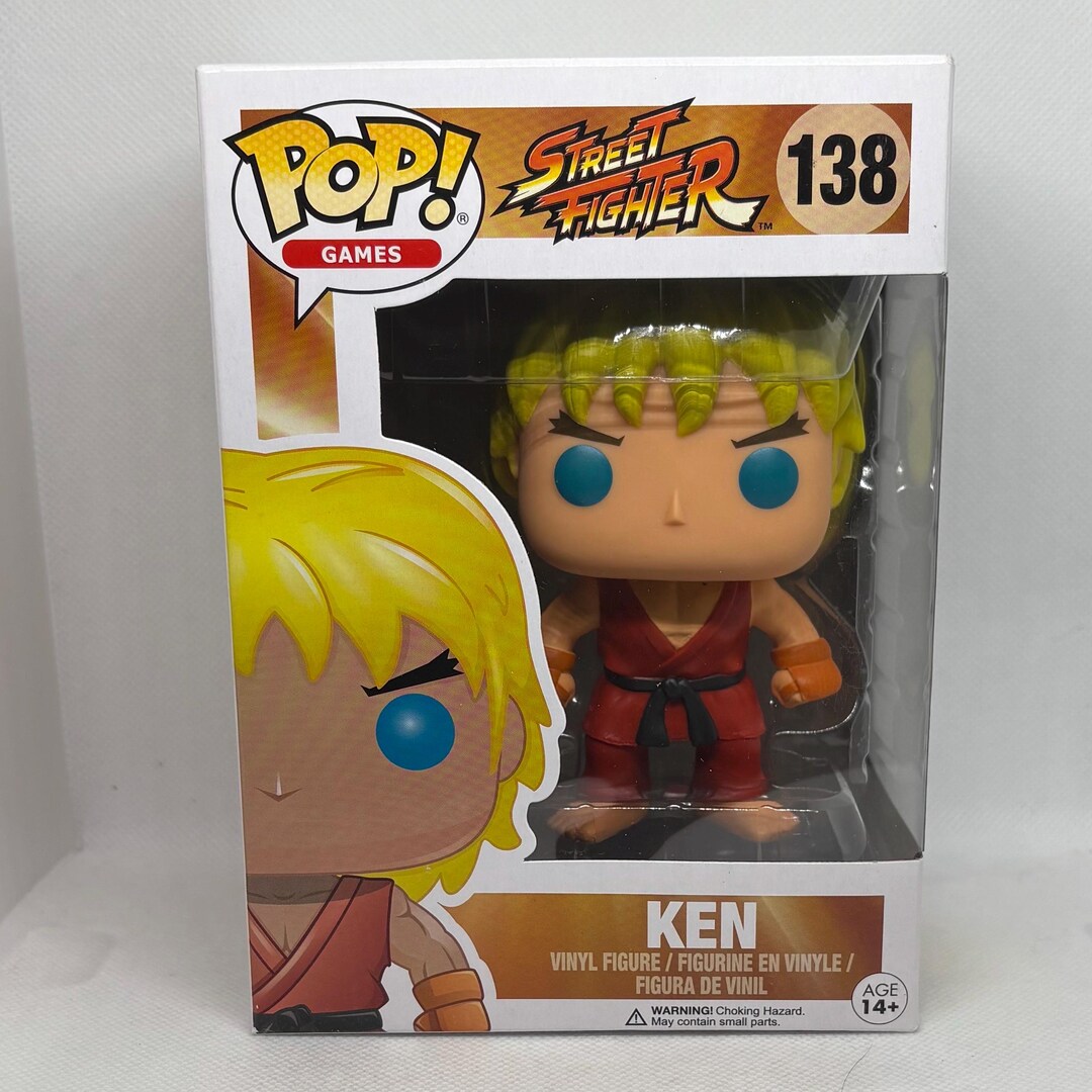Ken From Street Fighter Funko Pop Vinyl Action Figure #138 - Etsy
