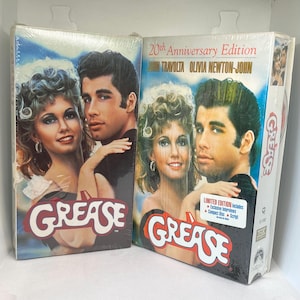 Grease (VHS, 1998, 20th Anniversary Edition) and 1990 Lot of 2 Movie ...