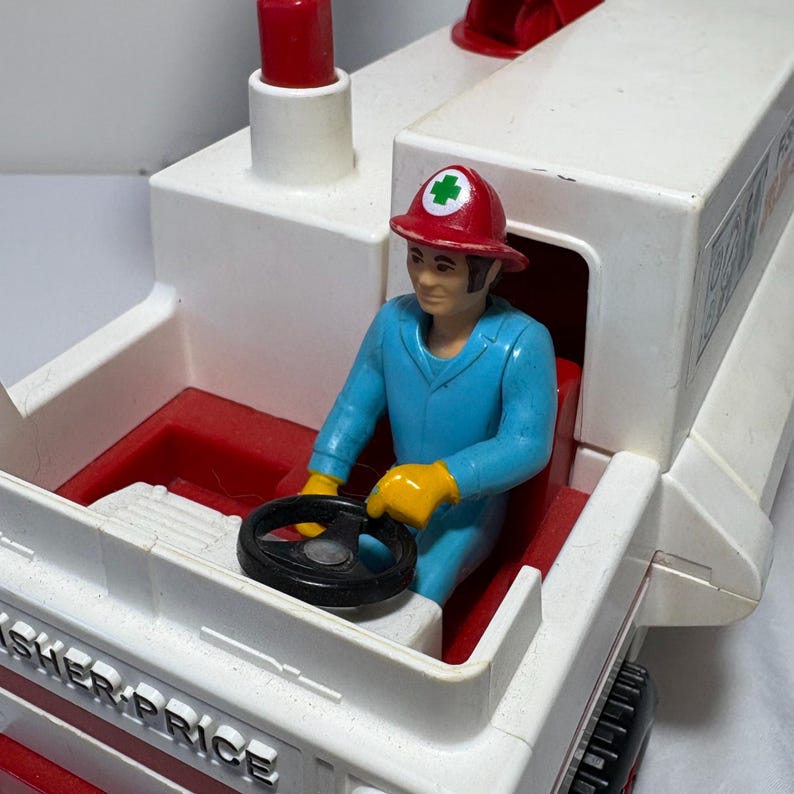 Vintage 1974 Fisher-price Adventure People Emergency Rescue Truck #303 ...