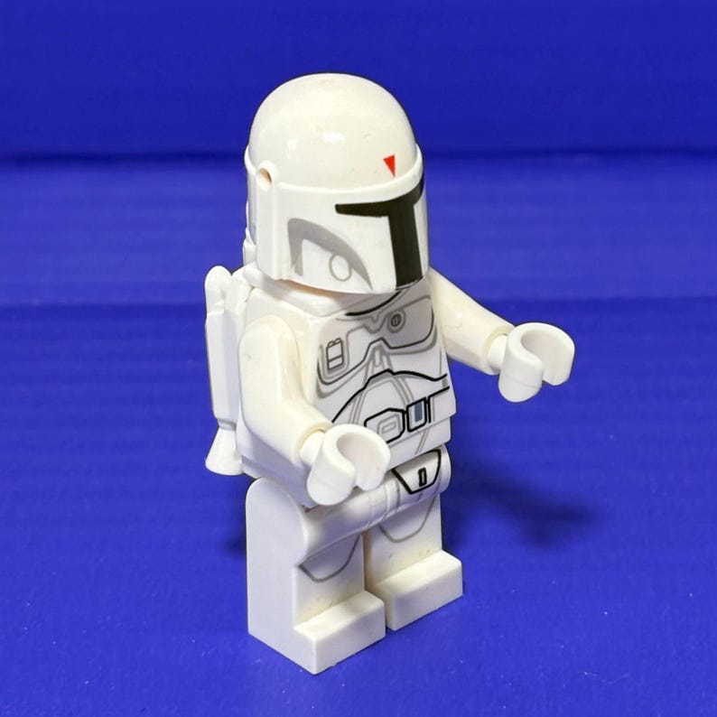 LEGO Star Wars Prototype Boba Fett Minifigure (sw0631) – White Armor ...