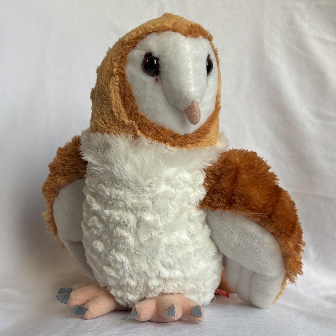 Cuddlekins Barn Owl Stuffed Animal Plush Toy by Wild Republic - Etsy
