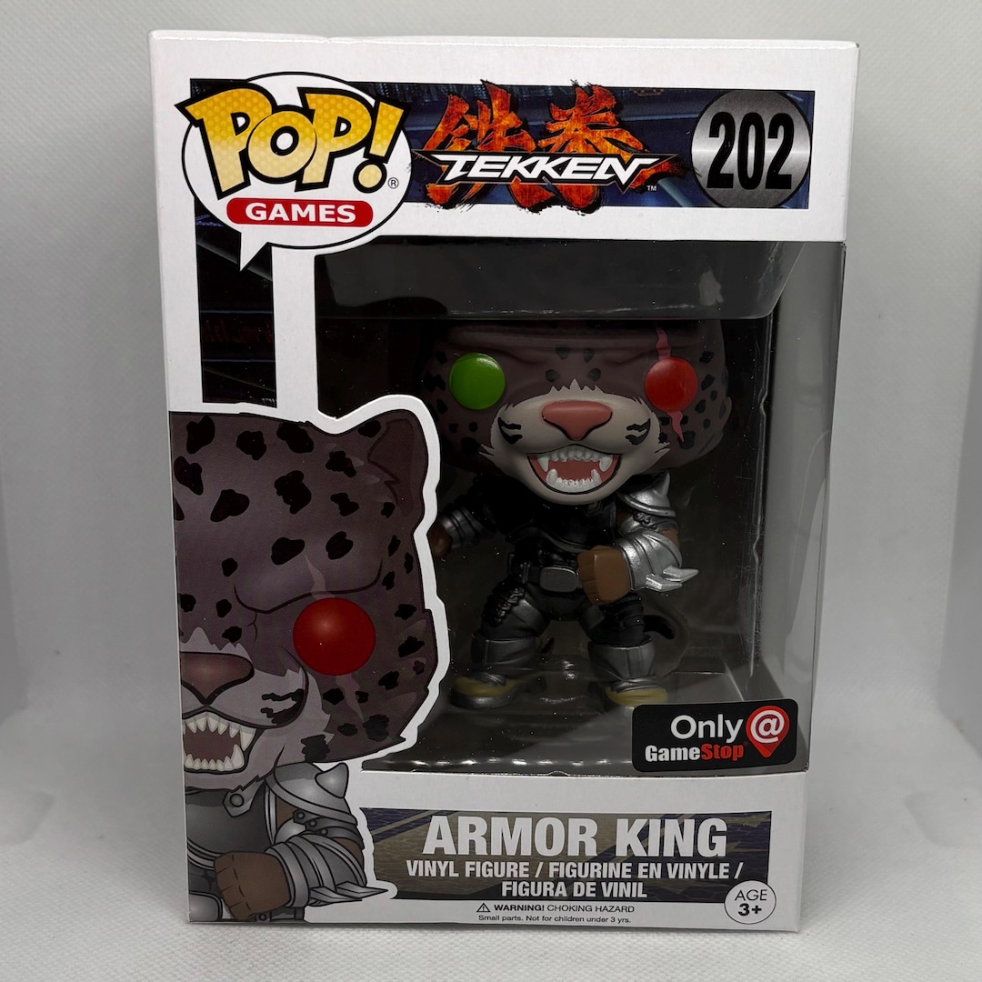 Tekken Armor King Funko Pop Vinyl Action Figure #202 Gamestop Exclusive ...