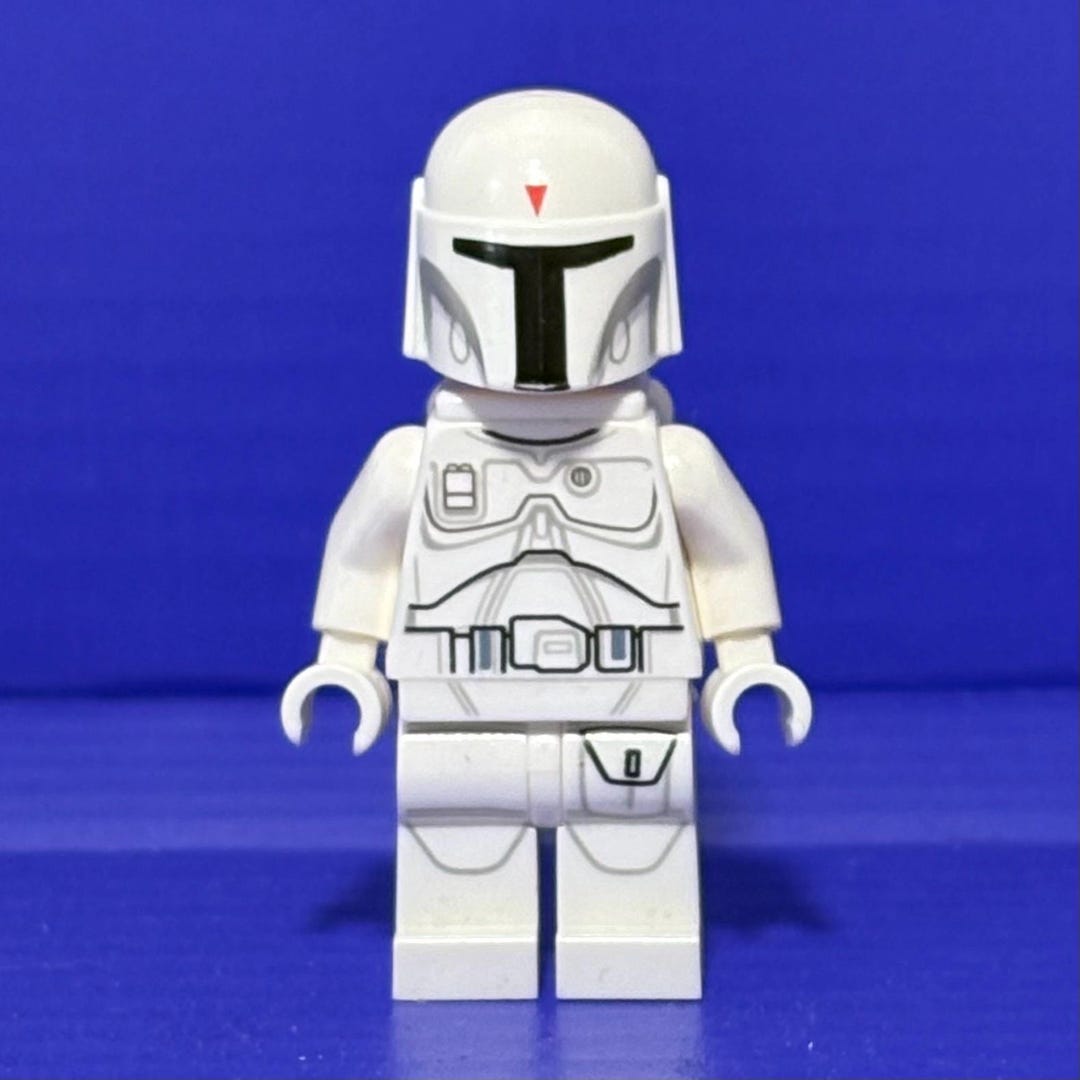 LEGO Star Wars Prototype Boba Fett Minifigure (sw0631) – White Armor ...
