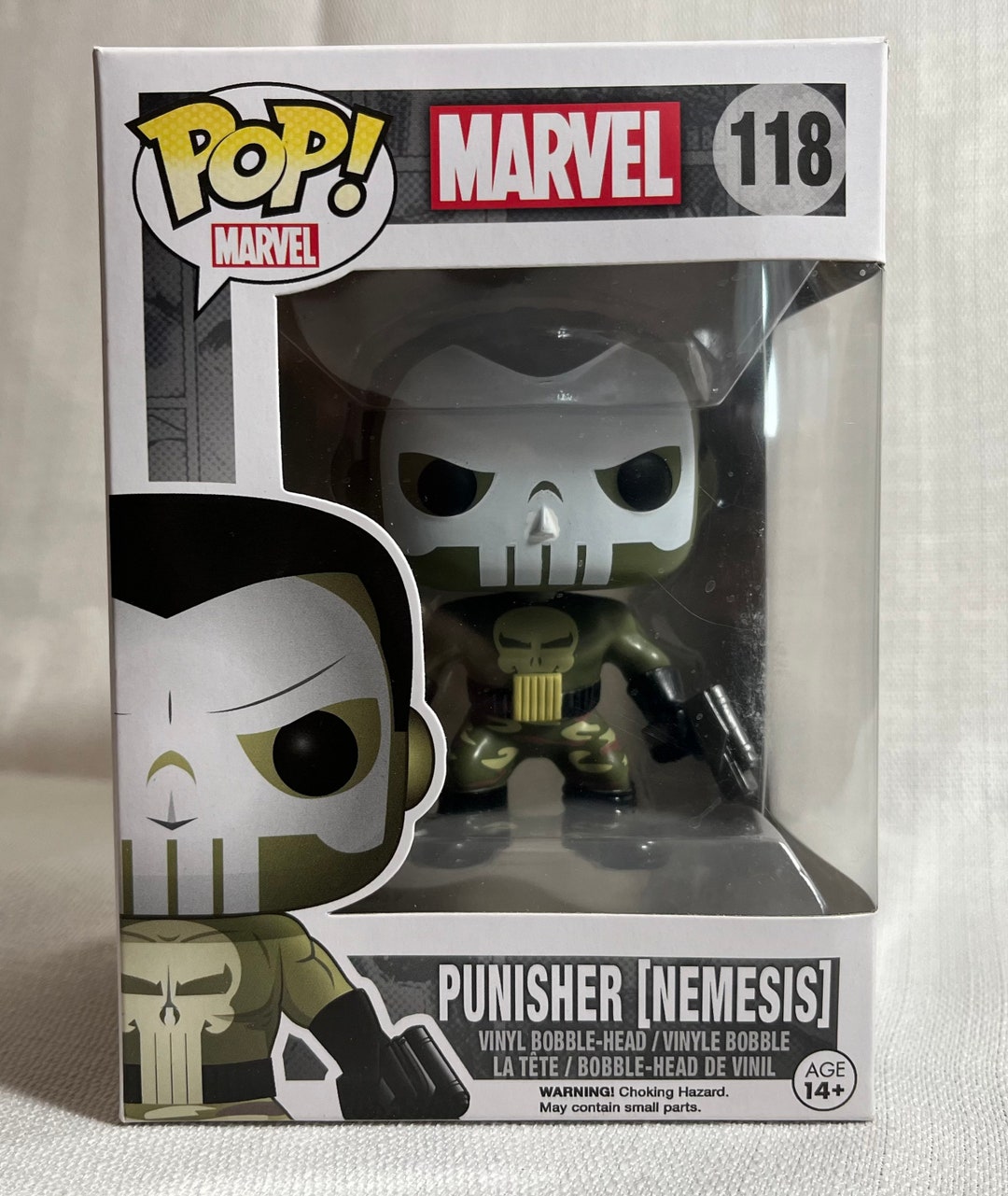 Punisher nemesis Funko Pop Vinyl Action Figure Marvel 118 - Etsy