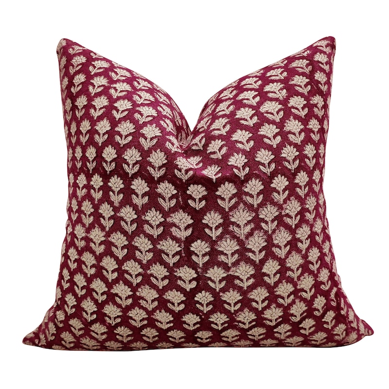 Maroon Pillows - Etsy