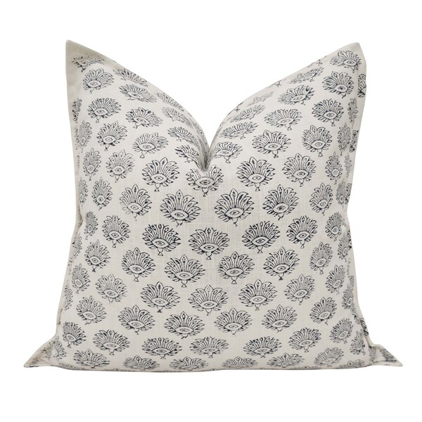 Block Print Pillow Cover - Etsy
