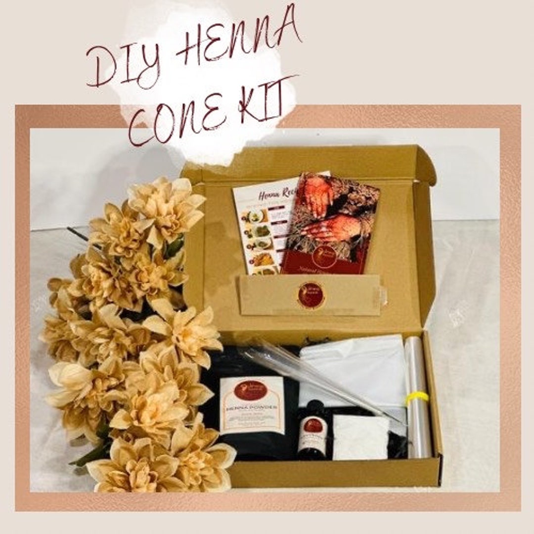 Professional Henna DIY Kit-mehndi DIY Kit-make Your Own Henna Paste ...