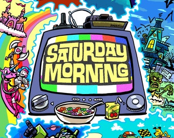 Saturday Morning Poster - Etsy