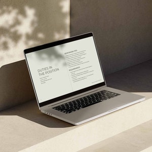 Job Interview Presentation Canva Template Powerpoint Template 8 - Etsy