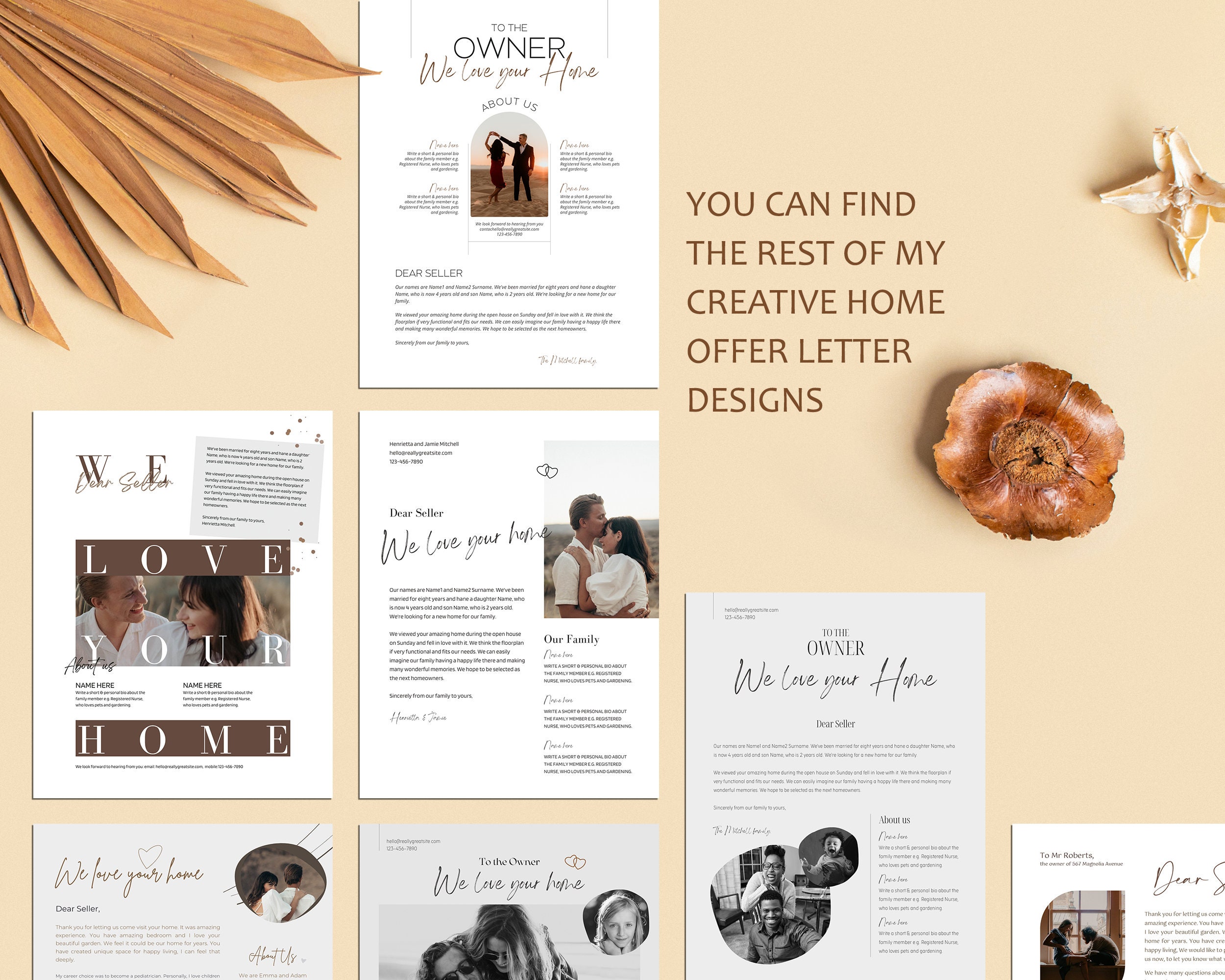 Home Offer Letter Template Classy Note to Seller Creative - Etsy