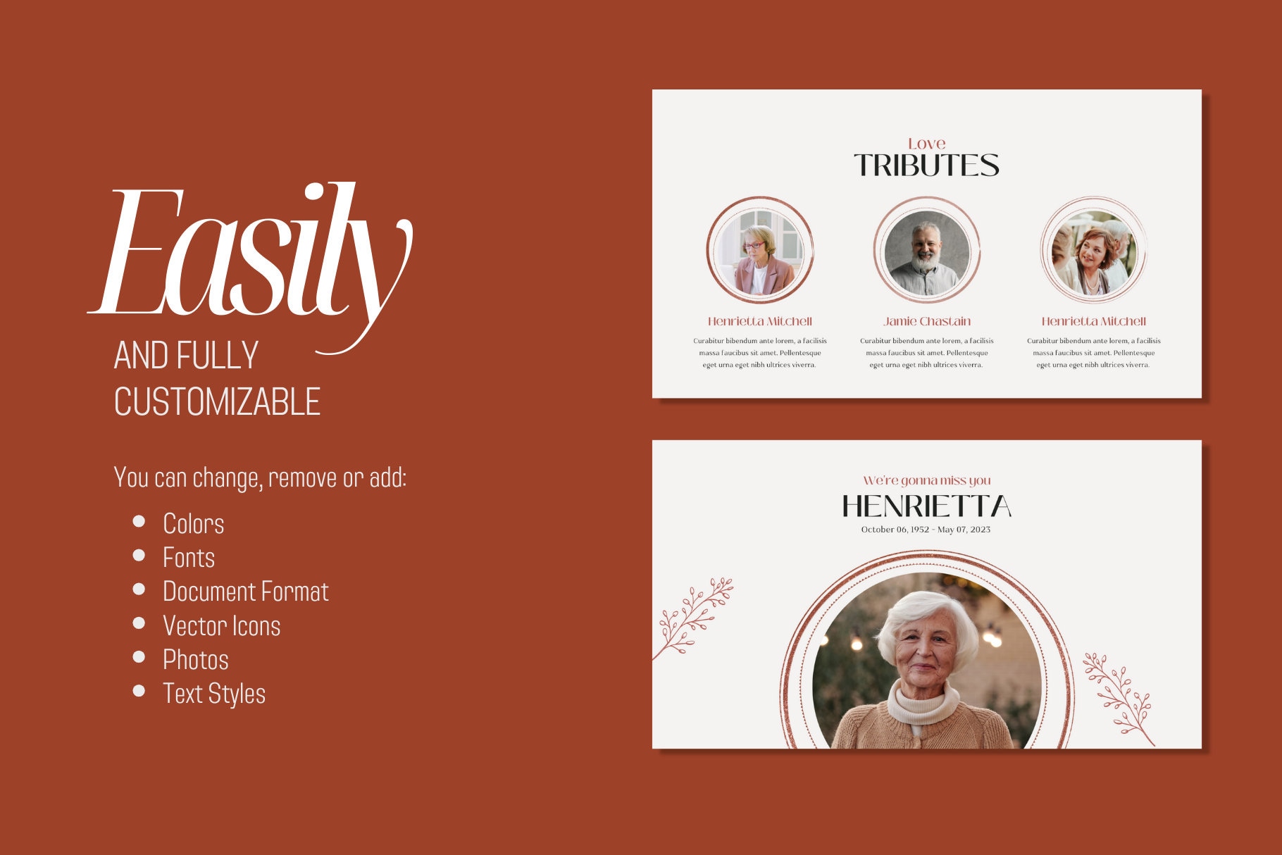 Funeral Slideshow Template Honor Your Loved One With a Professional ...