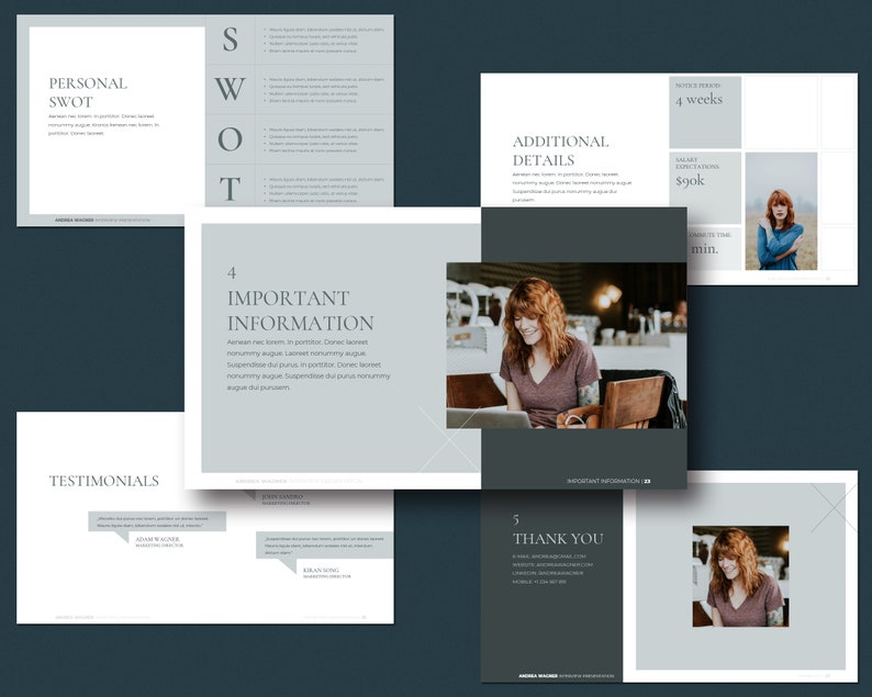 Creative Self Introduction Slide Template for Powerpoint, Resume PPT ...
