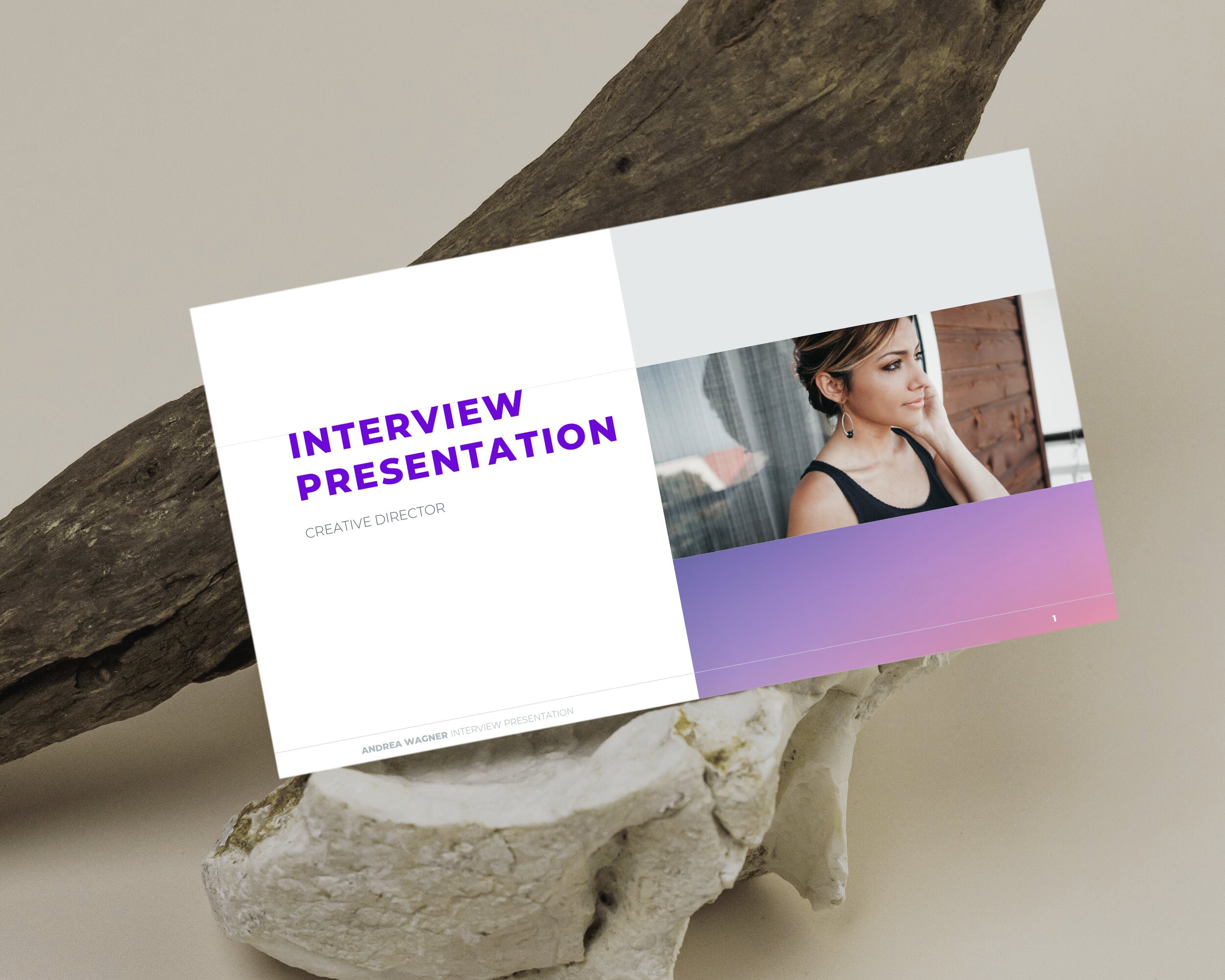 Job Interview Presentation Powerpoint Template - Etsy