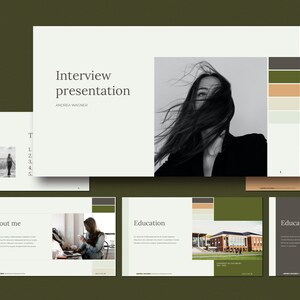 Job Interview Presentation Powerpoint Template - Etsy