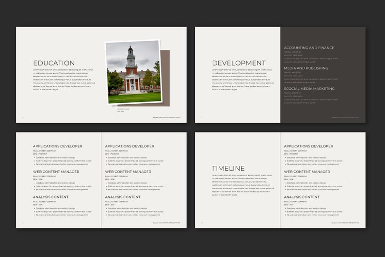 Job Interview Presentation Canva Template - Etsy