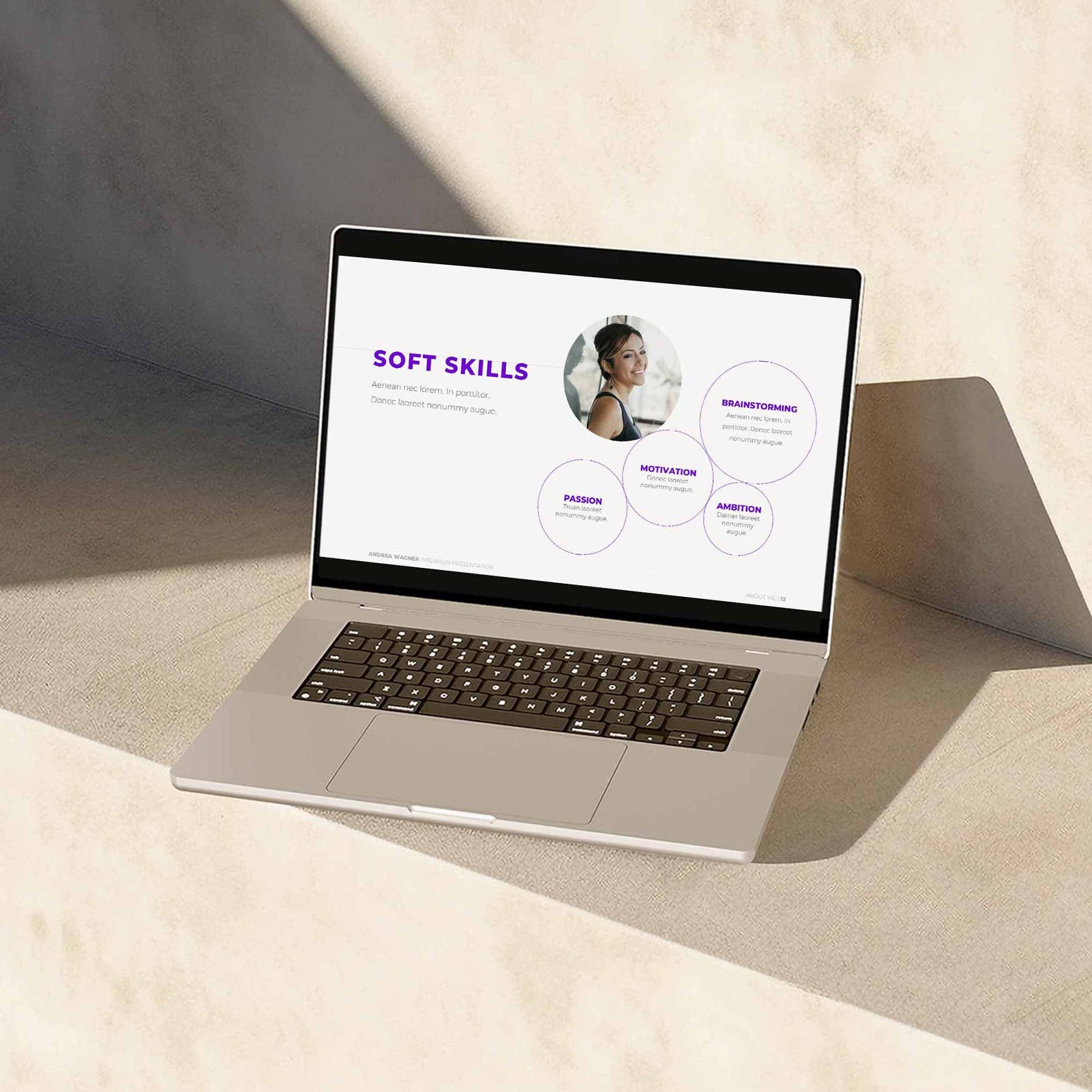 Job Interview Presentation Powerpoint Template 4 - Etsy