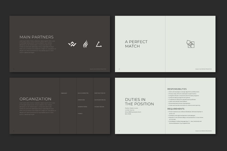 Job Interview Presentation Canva Template - Etsy