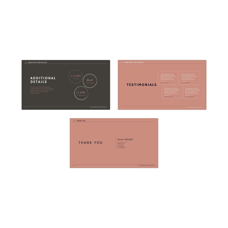 Job Interview Presentation Canva Template Powerpoint Template 10 - Etsy