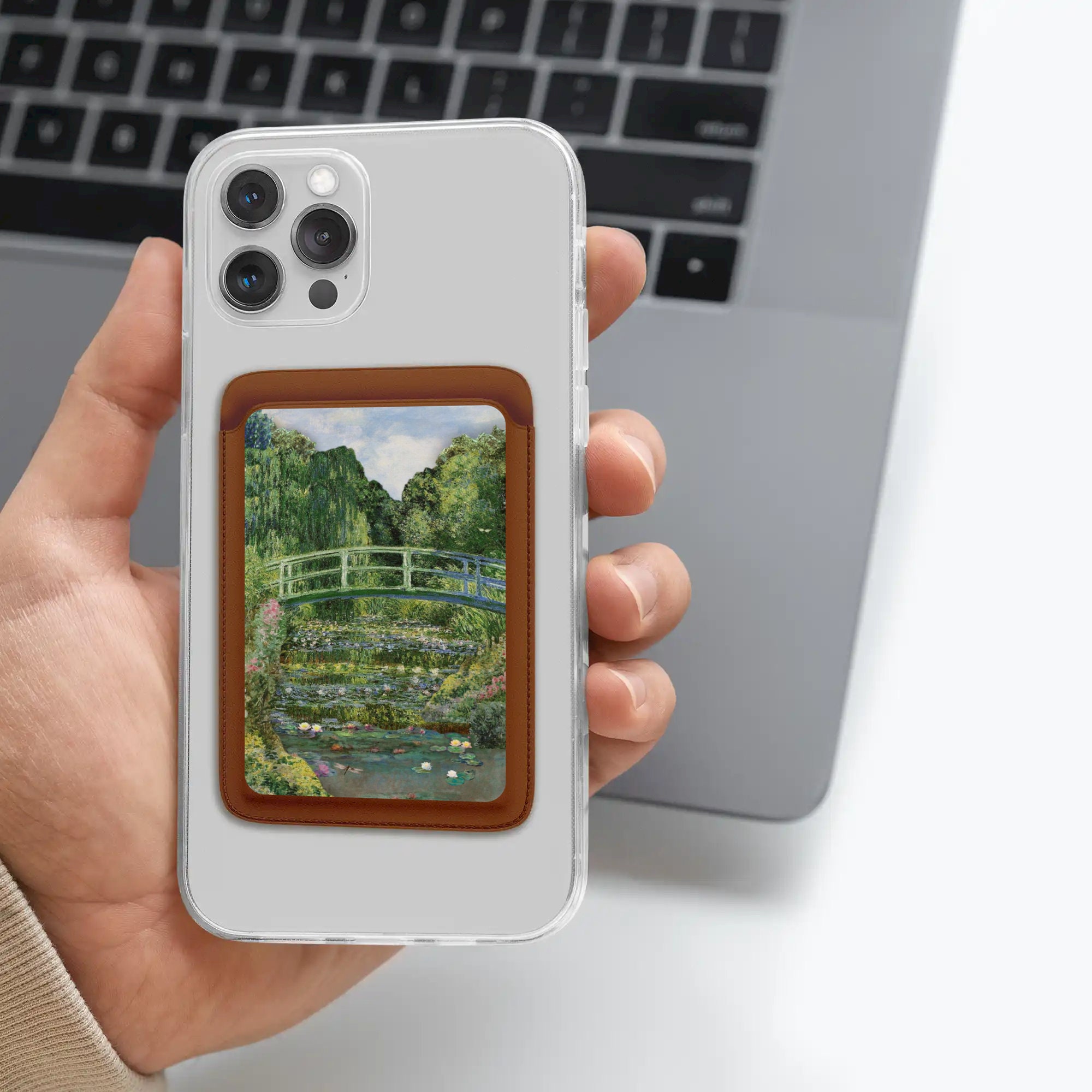 Claude Monet Magsafe Wallet, Magnetic Nature Wallet Compatible With ...