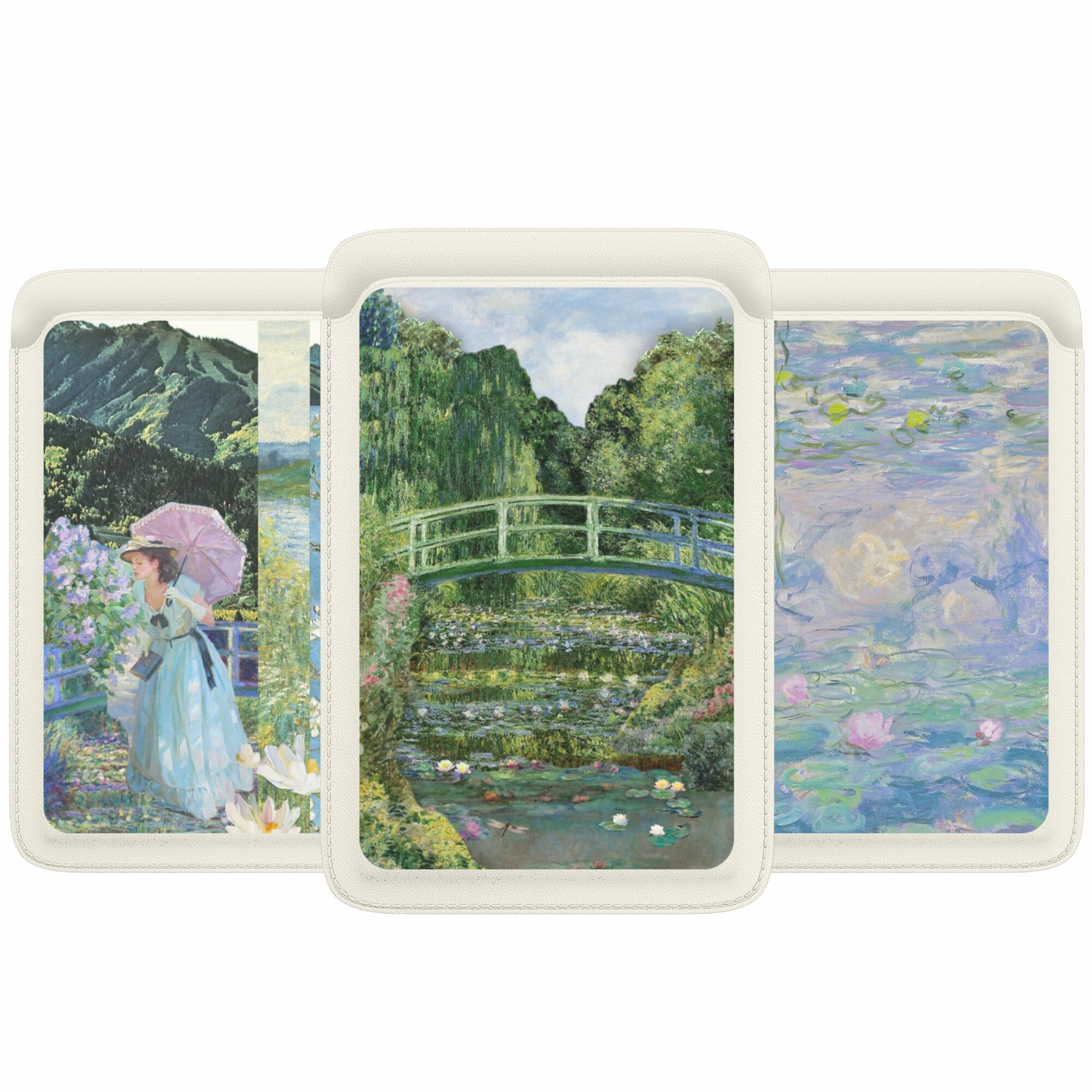 Claude Monet Magsafe Wallet, Magnetic Nature Wallet Compatible With ...