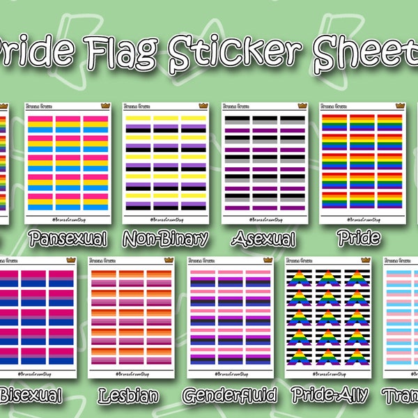 Trans Pride Planner Stickers - Etsy