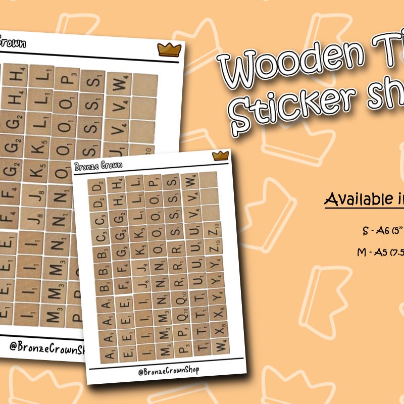 Miniature Letter Tiles - Etsy UK