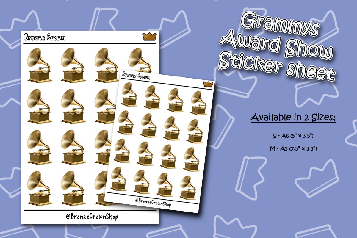 Award Season Bundle Pack Sticker Sheets 5 Sheets per Pack - Etsy