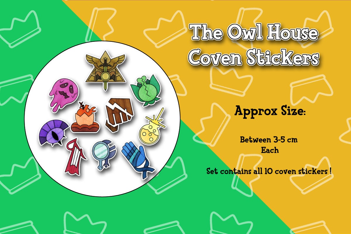 The Owl House Guild Covens Inspired TV-serie Set van 10 - Etsy Nederland