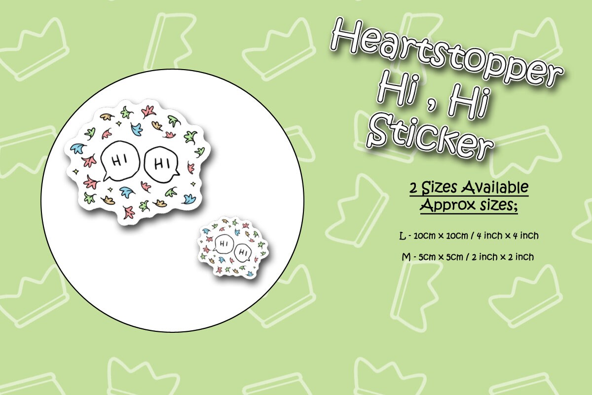 Heartstopper Text Sticker Planner Sticker Bullet Journal - Etsy Ireland