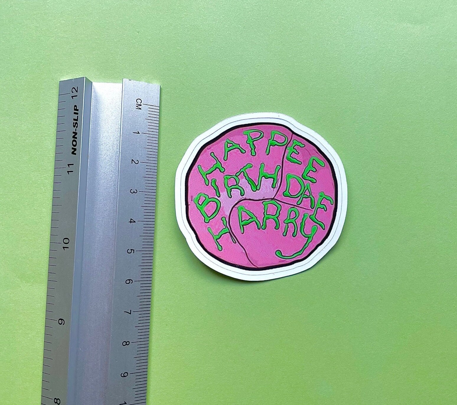 HP Happy Birthday Cake Die Cut Easy Peel Laptop Decal - Etsy