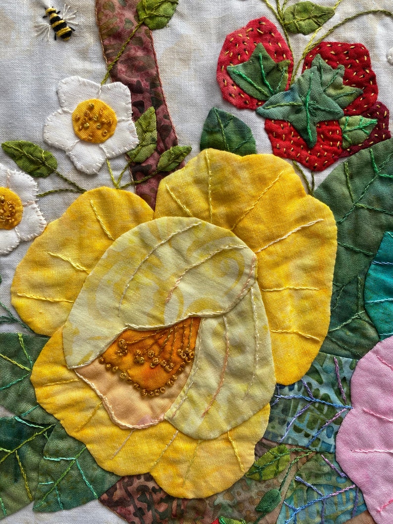 Berry Basket PDF Appliqué Pattern - Etsy