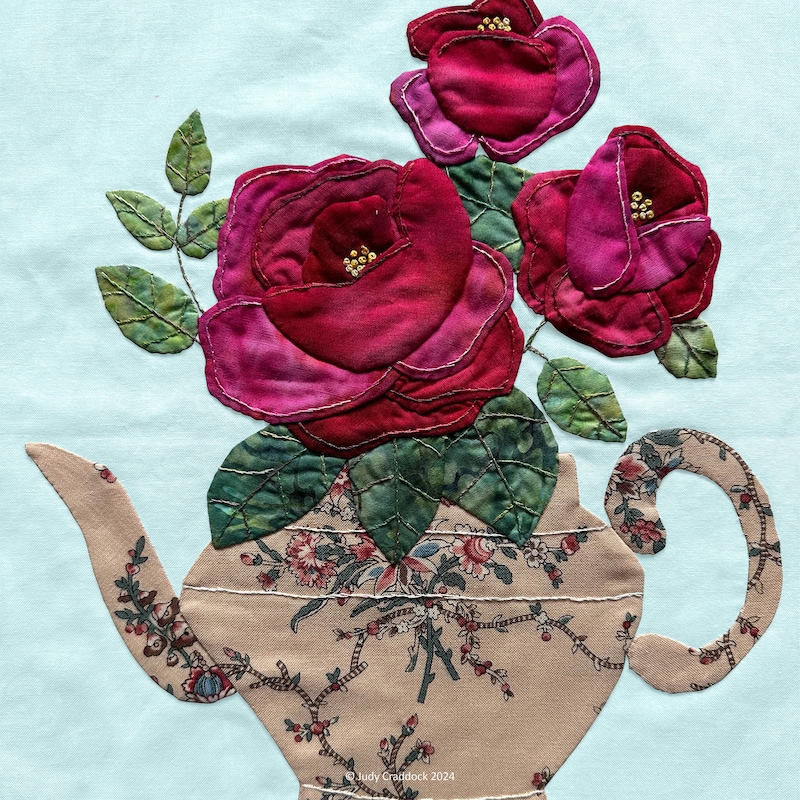 Teapot Applique - Etsy