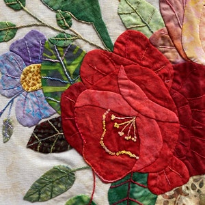 Rose Basket PDF Appliqué Pattern - Etsy