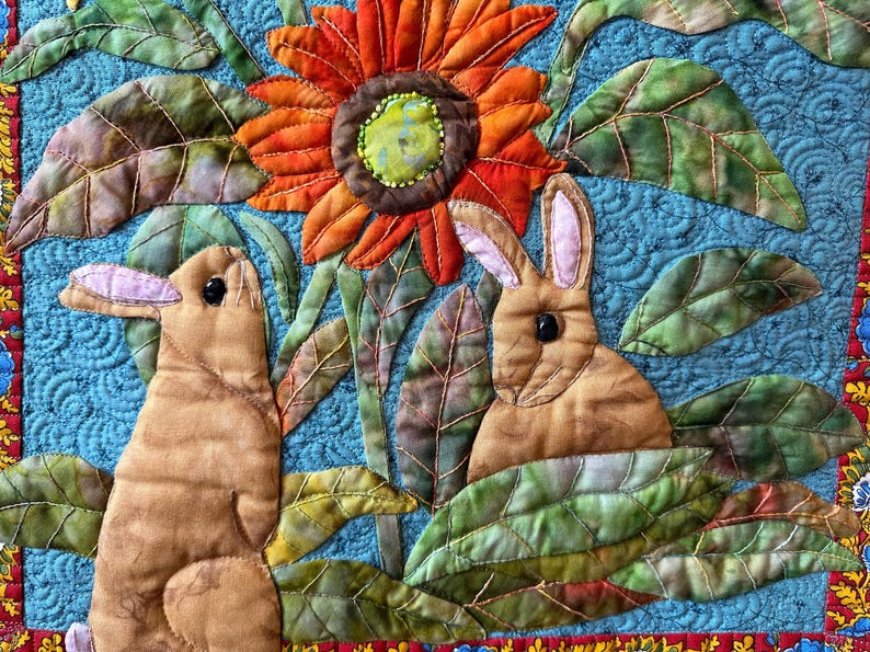Summer Sunflowers PDF Appliqué Pattern - Etsy