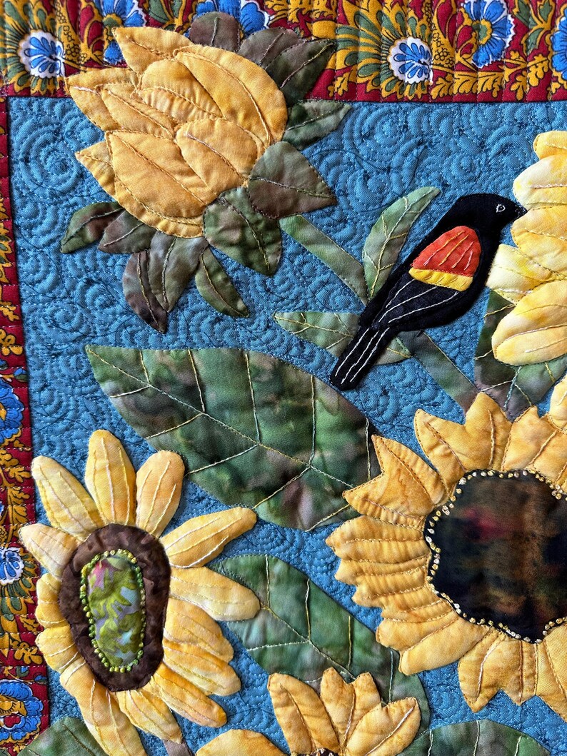 Summer Sunflowers PDF Appliqué Pattern - Etsy