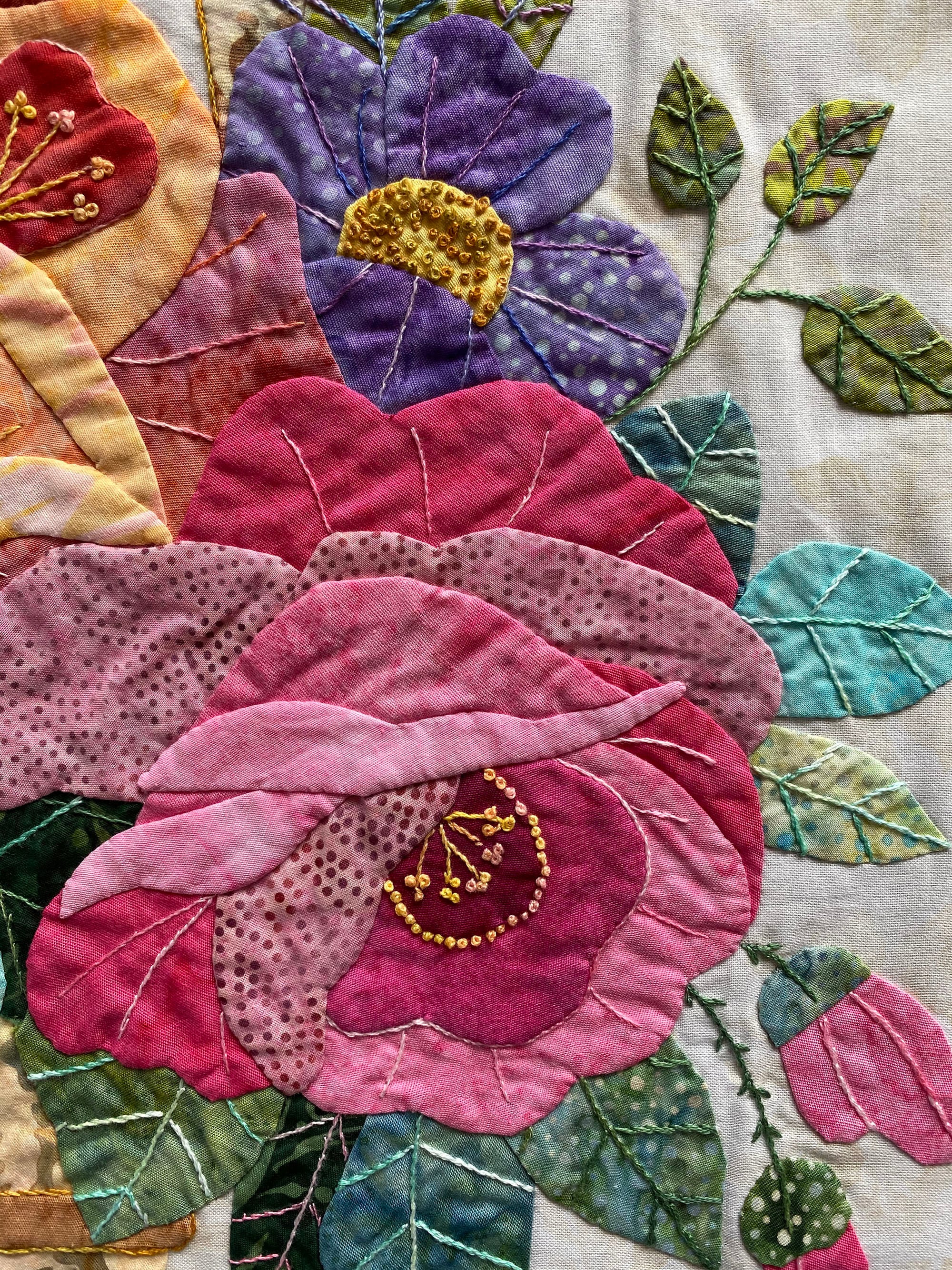 Rose Basket PDF Appliqué Pattern - Etsy