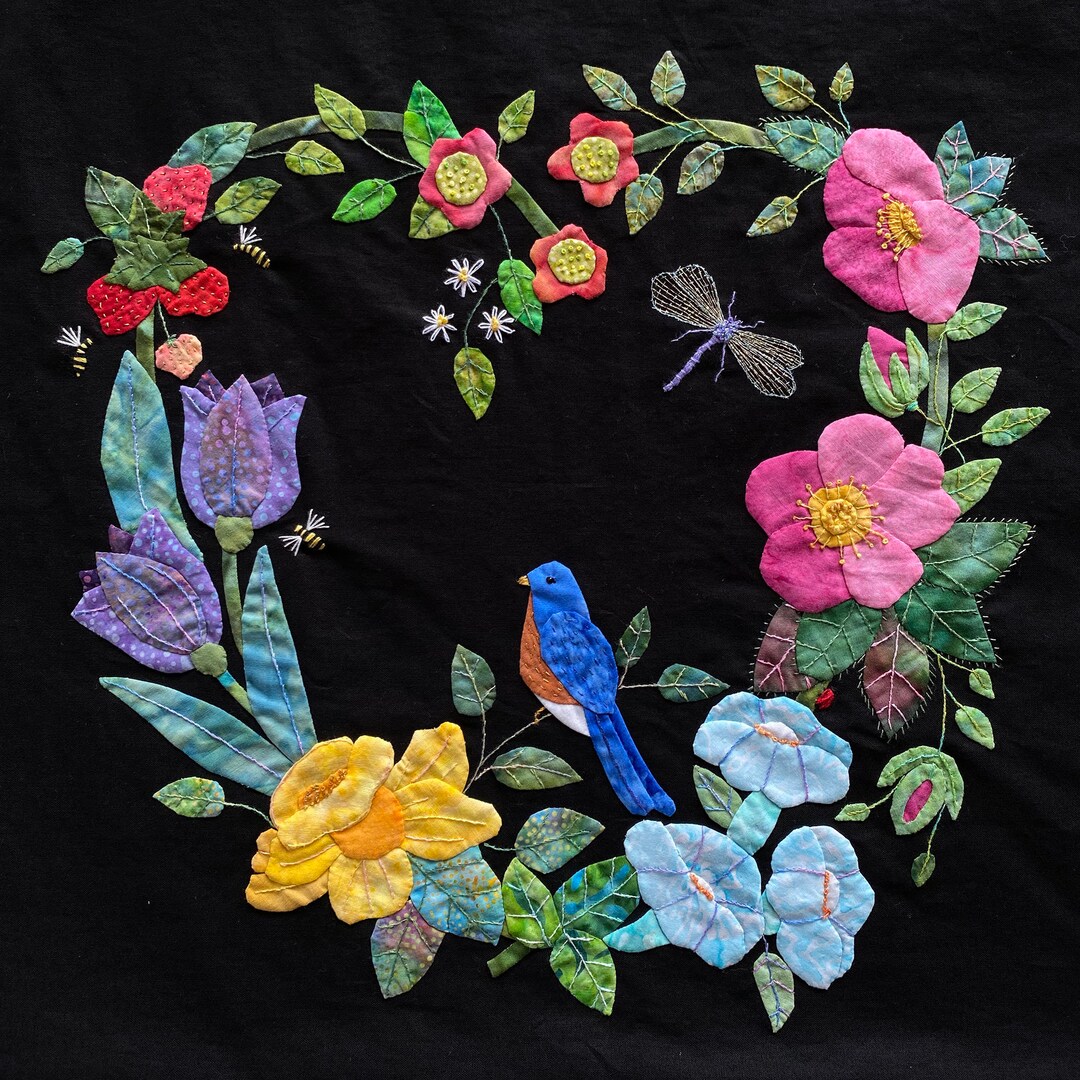Spring PDF Appliqué Pattern - Etsy