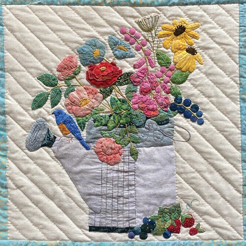 Garden Party PDF Appliqué Complete Quilt Pattern - Etsy