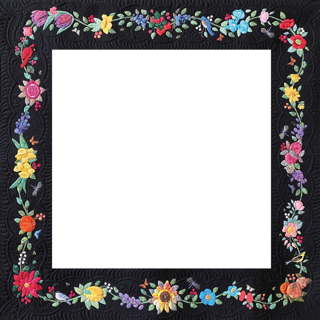 The Four Seasons Quilt Border PDF Appliqué Pattern - Etsy