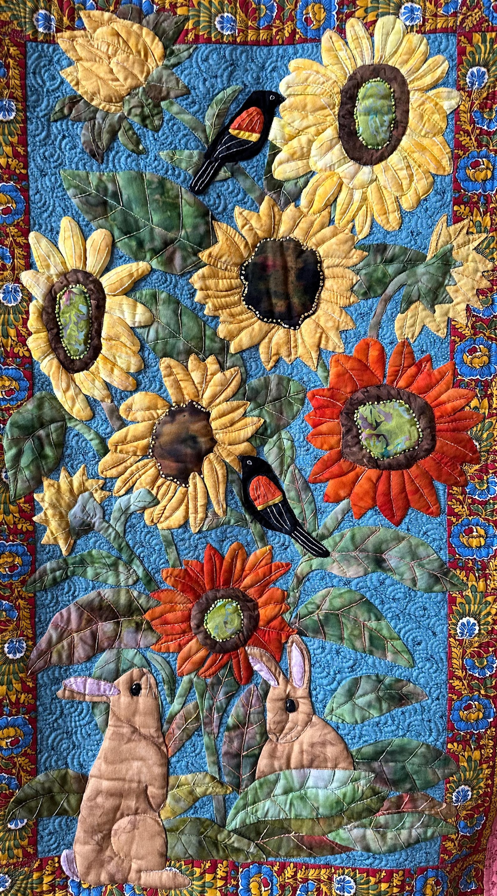Summer Sunflowers PDF Appliqué Pattern - Etsy