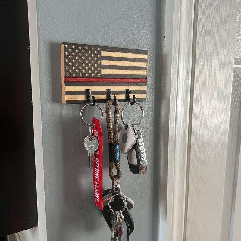 Firefighter Key Holder - Etsy